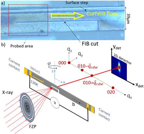 A Sample Picture Under Optical Microscope Showing The FIB Cut And Download Scientific