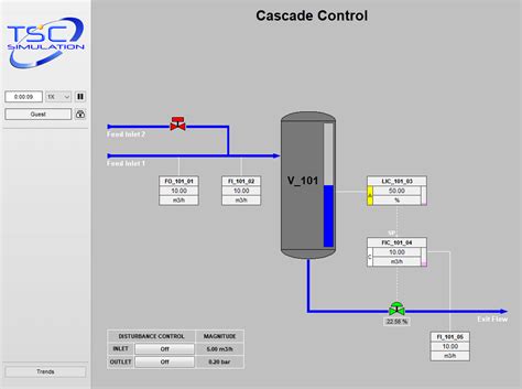 sim 2102 level control cascade tsc simulation