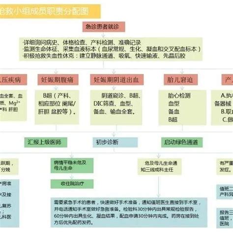 13张产科急危重症抢救流程图建议收藏 图片 处理 文章