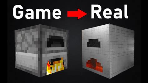 Making A Real Minecraft Furnace