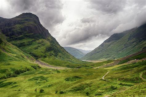 Glencoe Scotland Map Highlands Valley And Hiking Trails