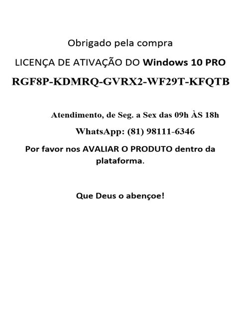 Ativação Do Windows 10 Pro Pdf
