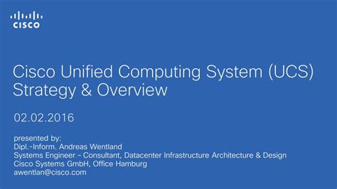 Pdf Cisco Unified Computing System Ucs Strategy And Overview