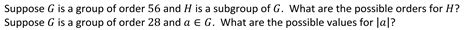 Solved Cosets Question Only Question 3 Part B And C 15 Chegg Com