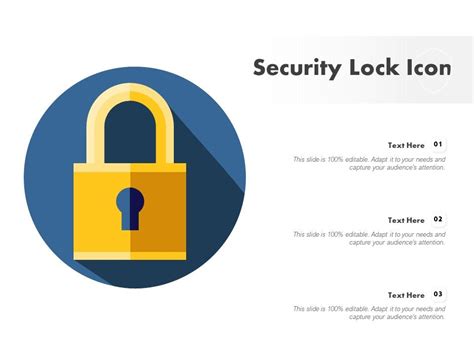 Security Lock Icon Powerpoint Templates Download Ppt Background