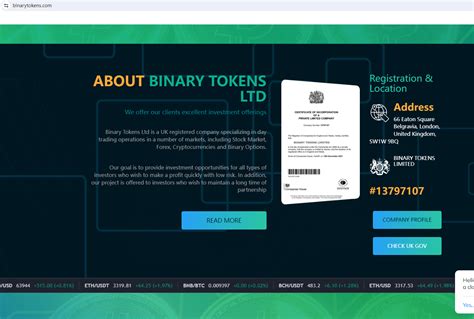 Binary Tokens Review 2025 Information About Binary Tokens Forex