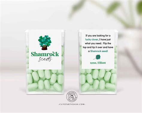 Shamrock Labels Templates Template Samples