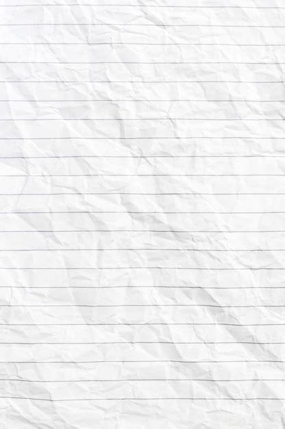 Premium Photo Texture Of Crumpled Notepad Sheet Top View