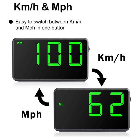 4 5 Gps Speedometer Digital Car Speed Meter Displ Grandado