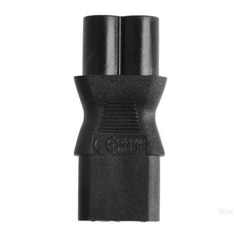 Iec 320 3 Pin C13 Female To C6 Male Cloverleaf Plu Grandado