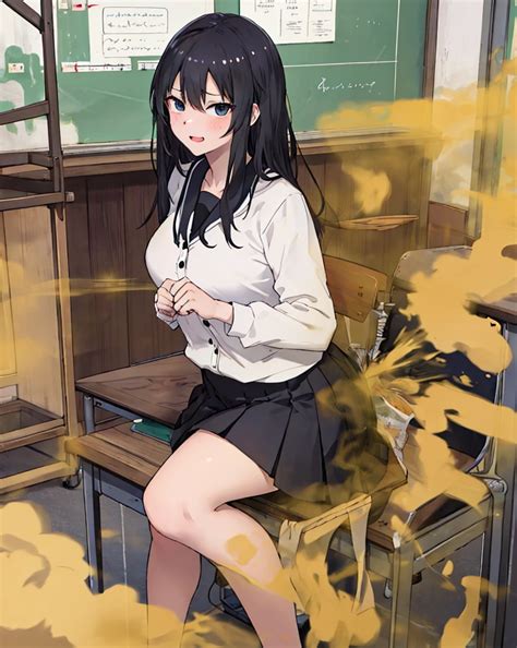 8k， 1 Girl In Character Focus Eva ，‎classroom，fart，the Stench Is