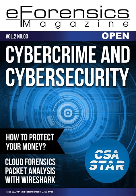 Cybercrime And Cybersecurity Eforensics Open Csa Star Bonus Eforensics