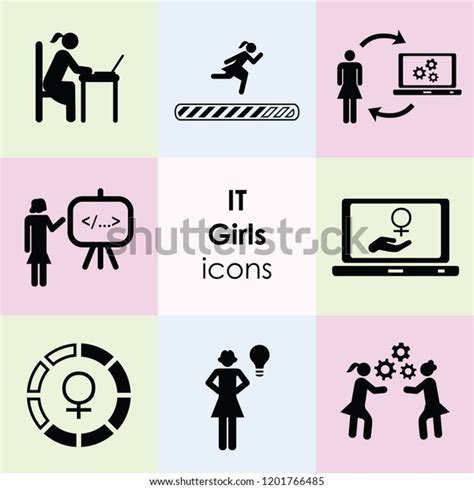 Woman Female Programmer Icon Ready To Be Used In Web Design Female Programmer Icons