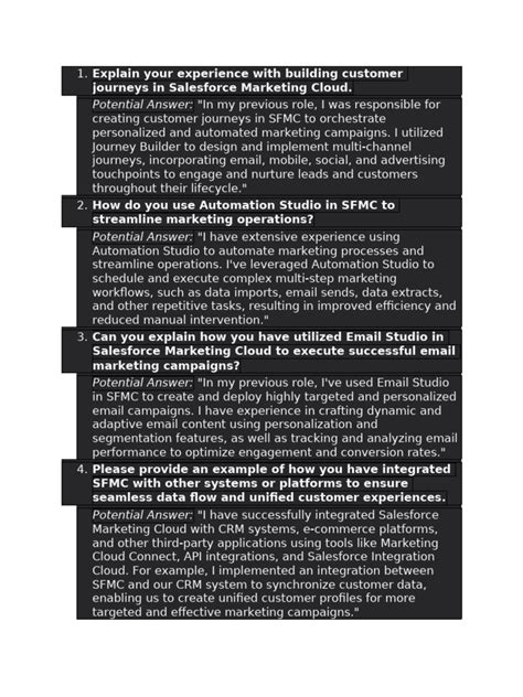 sfmc interview ques pdf marketing cloud computing