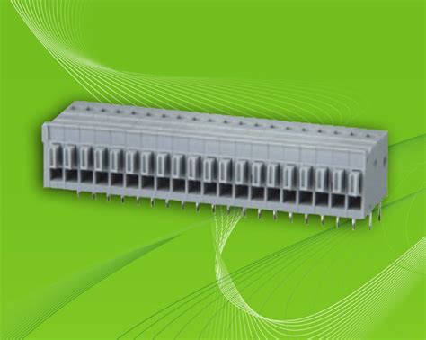Pcb Spring Terminal Block For Wire To Board Connector China Spring Terminal Block And Spring