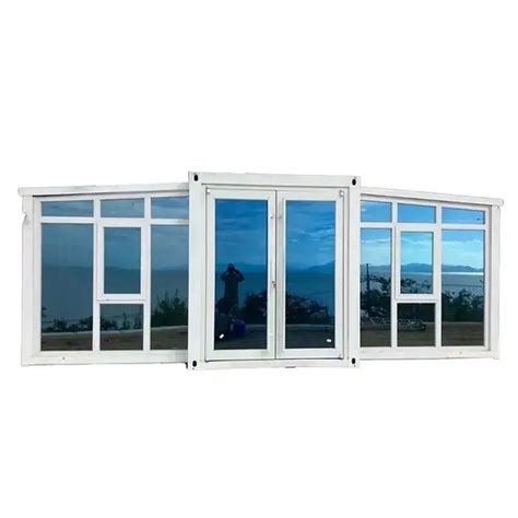 โรงงานสำเร็จรูปแบบกำหนดเอง 40 ฟุตบ้านคอนเทนเนอร์สำเร็จรูปแบบขยายได้ 2 ห้องนอนเตียงพร้อม