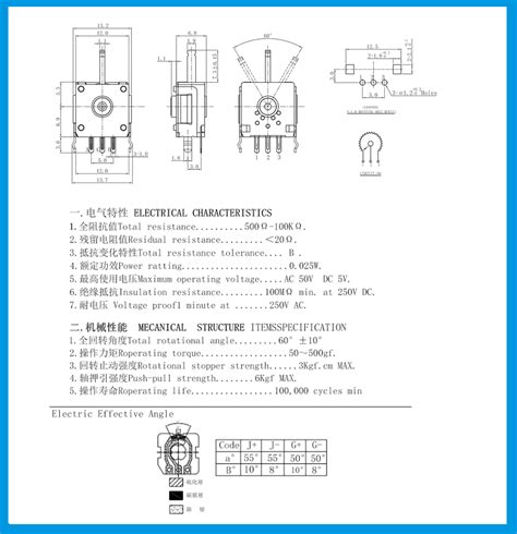 RJ13摇杆电位器 东莞市索想电子有限公司