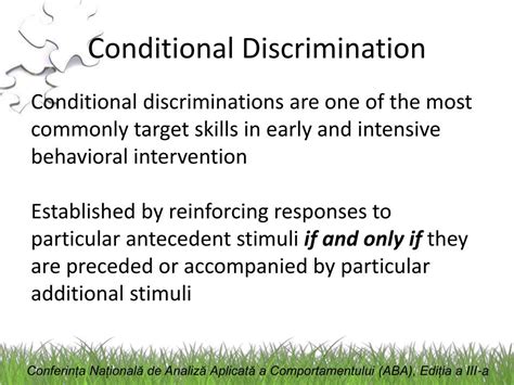 Ppt Conditional Discrimination Procedures Understanding To Application Powerpoint