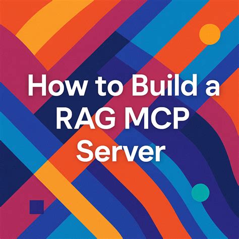 build a rag mcp server to connect ai to your data medium