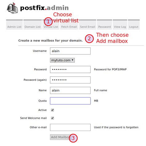 Postfix Admin Web Interface For Manage Users — Postfix Email Server 1 0 Documentation