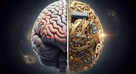 The Mind As A Divided Highway With Two Opposing Lanes Clashing And Causing Dissonance Vector