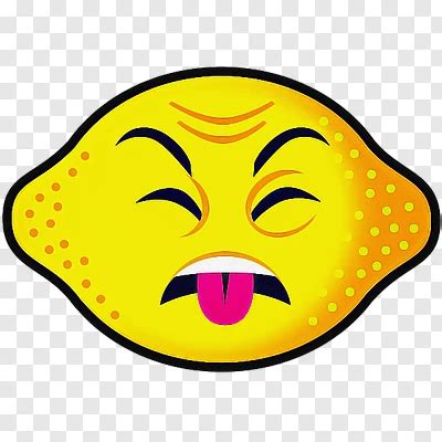 Sour Lemon Face Png Images Cleanpng