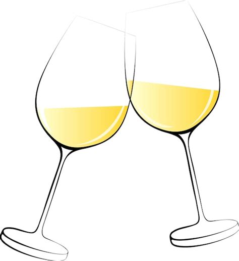 Premium Vector Gradient Wine Champagne Glasses Cheers For Holiday