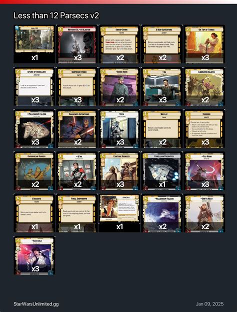 Less Than 12 Parsecs V2 Starwarsunlimited Gg