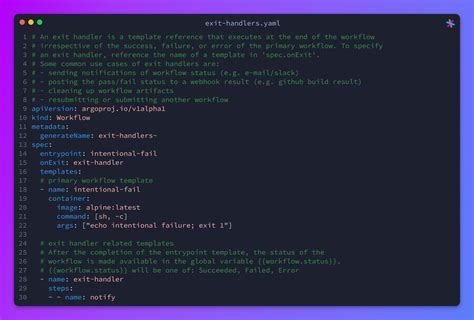 exit handlers yaml argoproj argo workflows sourcegraph