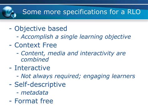 Reusable Learning Objects Ppt