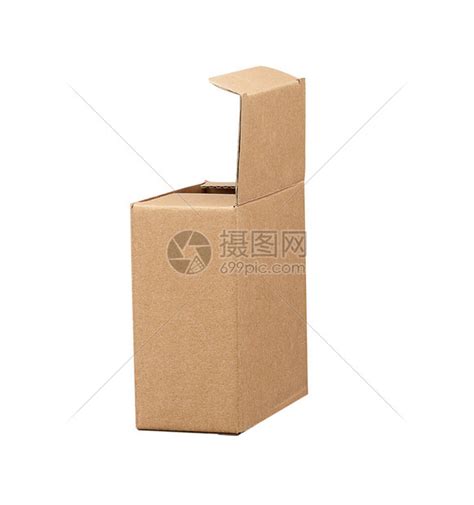 用于运输白色背景上孤立货物的开放棕色纸板箱高清图片下载 正版图片503644485 摄图网