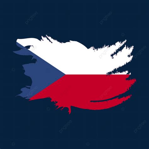 투명 배경으로 체코 국기 그림 벡터 체코 국기의 날 체코 국기 브러시 기둥으로 흔들리는 체코 국기 Png 일러스트 및 벡터 에 대한 무료 다운로드 Pngtree