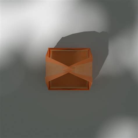 Origami Basket 3d Model Turbosquid 1407905