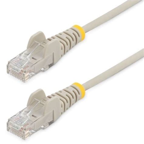 2 M Cat6 Cable Slim Cat6 Patch Cord Grey Snagless