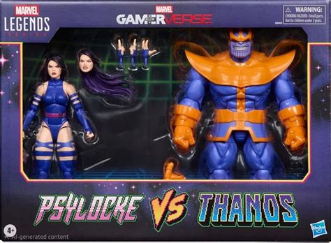 Marvel Legends Gamerverse Psylocke Vs Thanos 2 Pack Hobbies And Toys