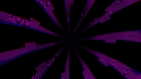 Violet Glitch Loop Rotation — Free Stock Footage Archive