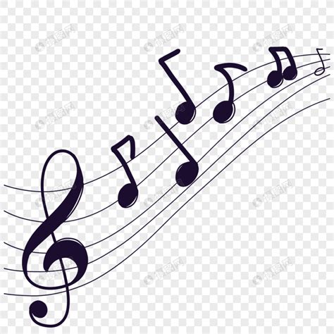 曲线音乐符号矢量素材元素素材下载 正版素材402051694 摄图网