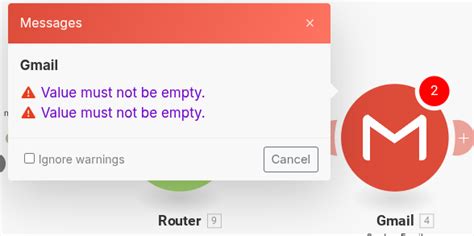 Value Must Not Be Empty Error But All Of The Required Fields Have