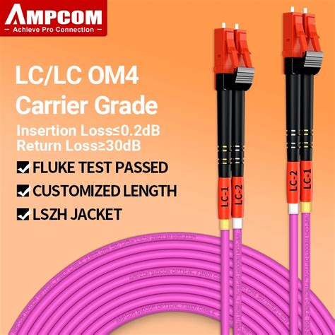 AMPCOM OM LC To LC UPC MMF M Gbps