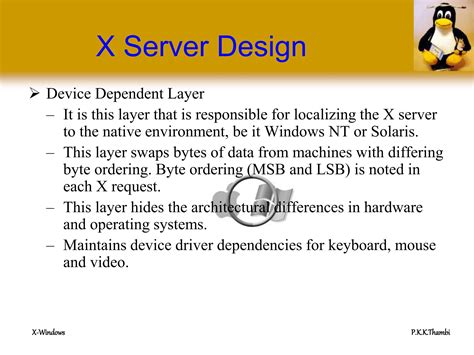 The X Window System Graphical User Interface Ppt
