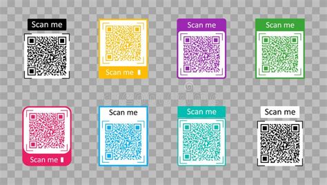 Qr Code For Scan Icon For Phone Scanner Tag With Frame For Scan With Smartphone Sticker For