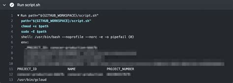 Bash Github Gcp Use Gcloud Commands Inside Shell Script Stack
