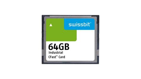 Sfca064gh2ad4to I Gs 236 Std Swissbit Industrial Memory Card Cfast
