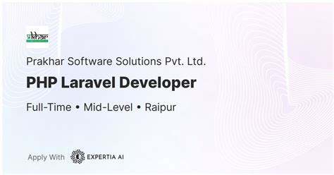 Php Laravel Developer Job Raipur Mid Level