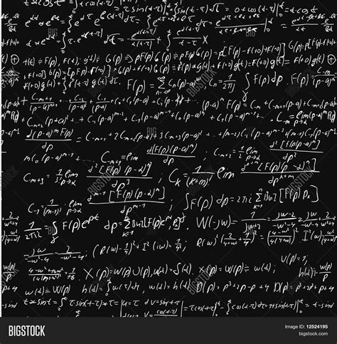 Blackboard Math Calculation Vector And Photo Bigstock