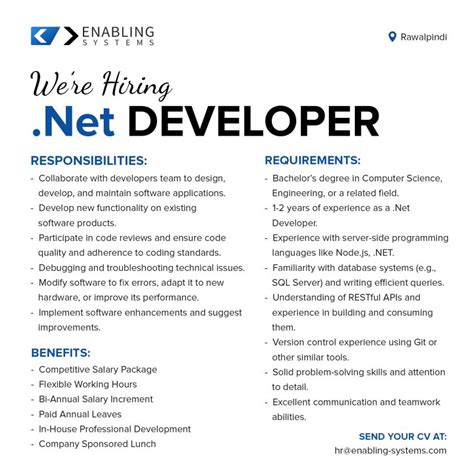 Rahila Qureshi On Linkedin Hiring Hiringalert Dotnet Developer Nodejs Enablingsystems