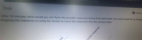 After 10 Minutes What Would You Do Rank The StudyX