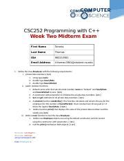 CSC252 Programming With C Employee Class Course Hero