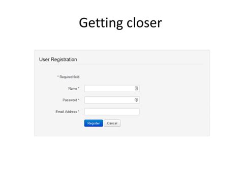 Simplify Your Joomla User Registration Form Ppt