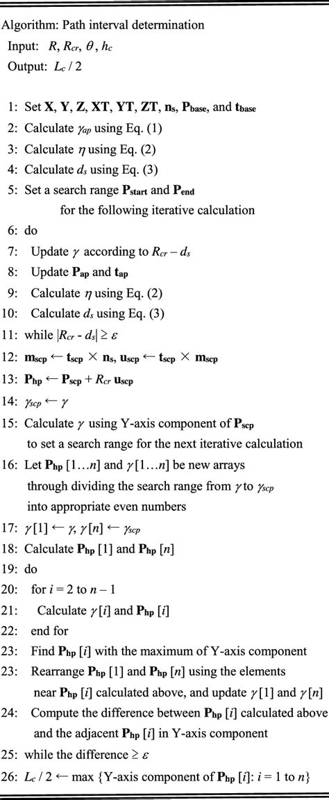 Computational Algorithm For Determining L C 2 26 Download
